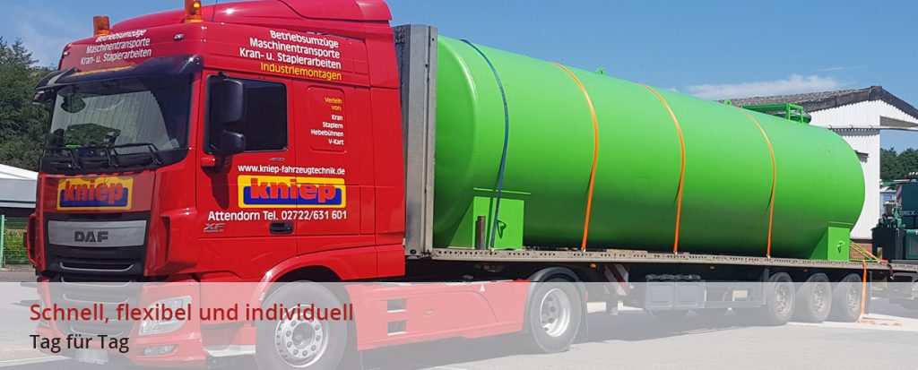 Kniep Fahrzeugtechnik - Spedition - Transport - Logistik - Lager - Attendorn